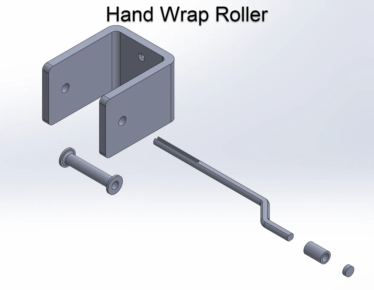 Boxing Hand Wrap Roller Wall Mount by domanski | Download free STL ...