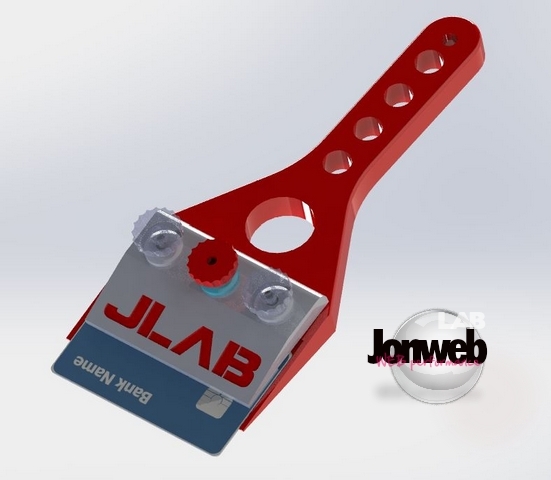 Scraper for 3D printer bed with credit card blade :) von Jonweb ...