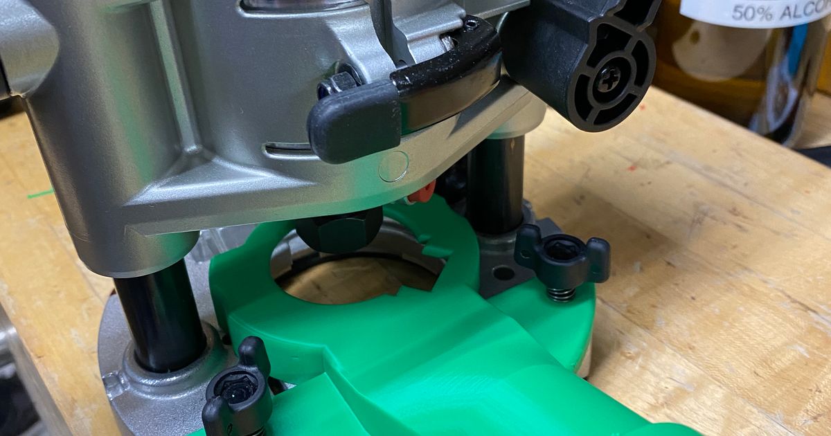 Makita Router Vacuum Port por Motoriley | Descargar modelo STL gratuito ...