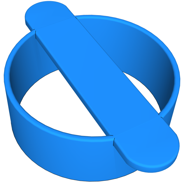 Round Cookie, Scone, Biscuit Cutter by dyeater | Download free STL ...