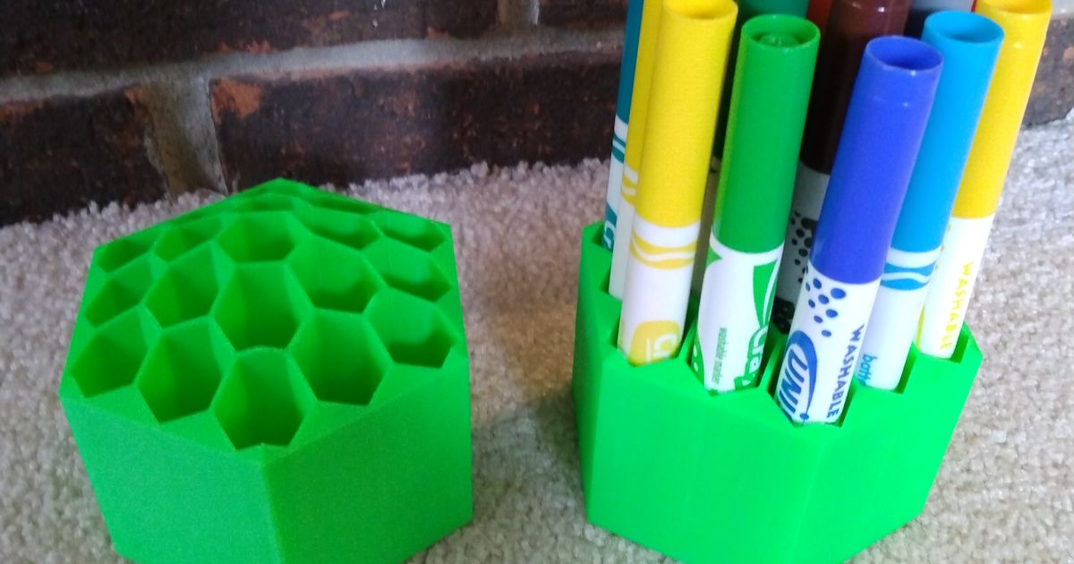 Marker Container by Bazingler | Download free STL model | Printables.com