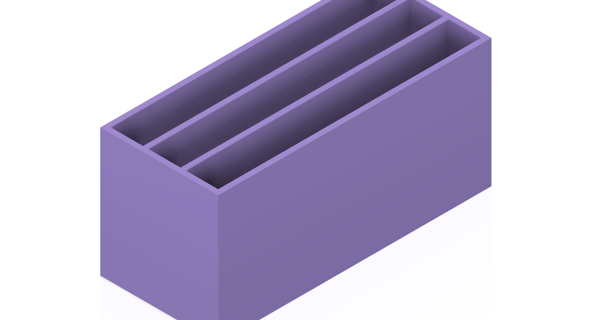 Tiered Pen Holder, Fat Marker Organizer, Stepped Design by ...