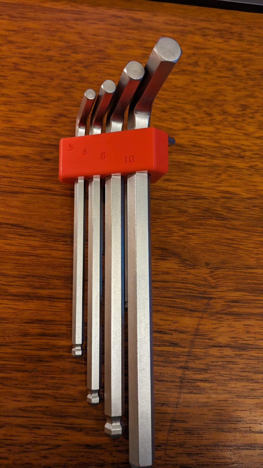 Minimalistic Inbus Hex Holder by dotwinX | Download free STL model ...