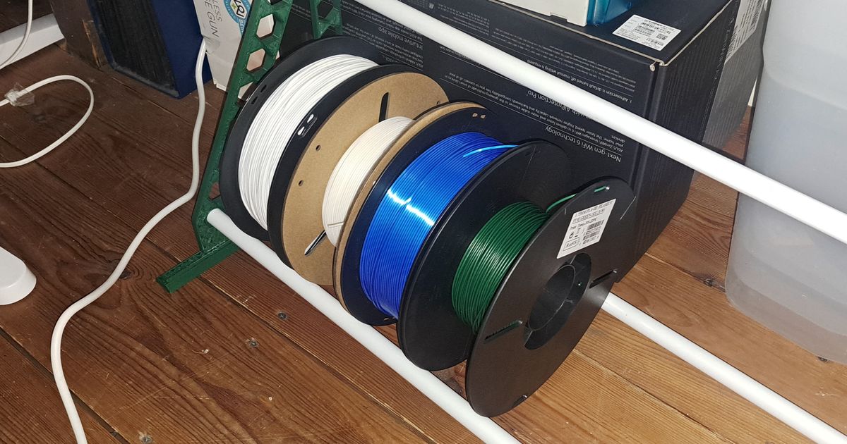 Floor Mounted Spool Rack by PedroKxi | Download free STL model ...