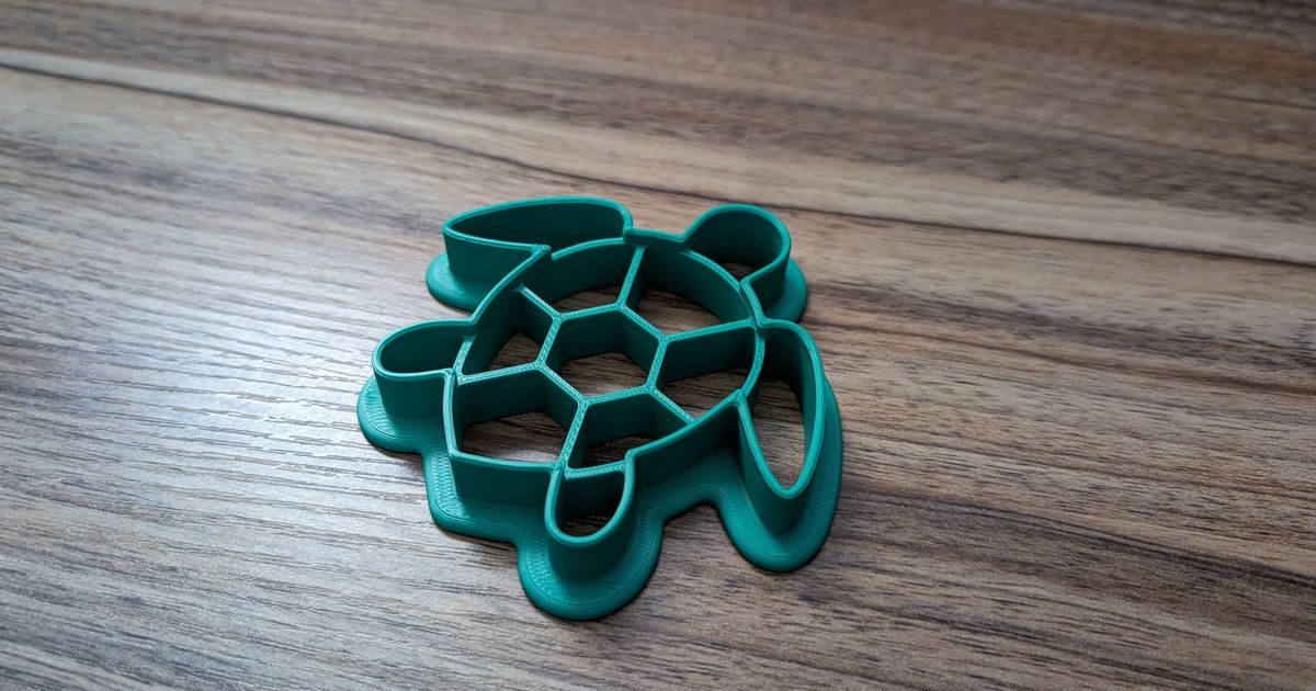 Sea Turtle Cookie Cutter by MechYeti | Download free STL model ...