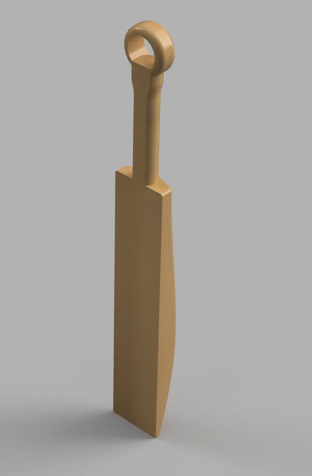 Cricket Bat (Keychain) by Tarun | Download free STL model | Printables.com
