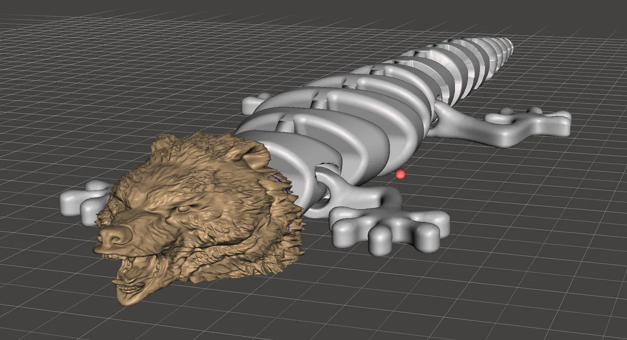 Bear Lizard by tduerig | Download free STL model | Printables.com