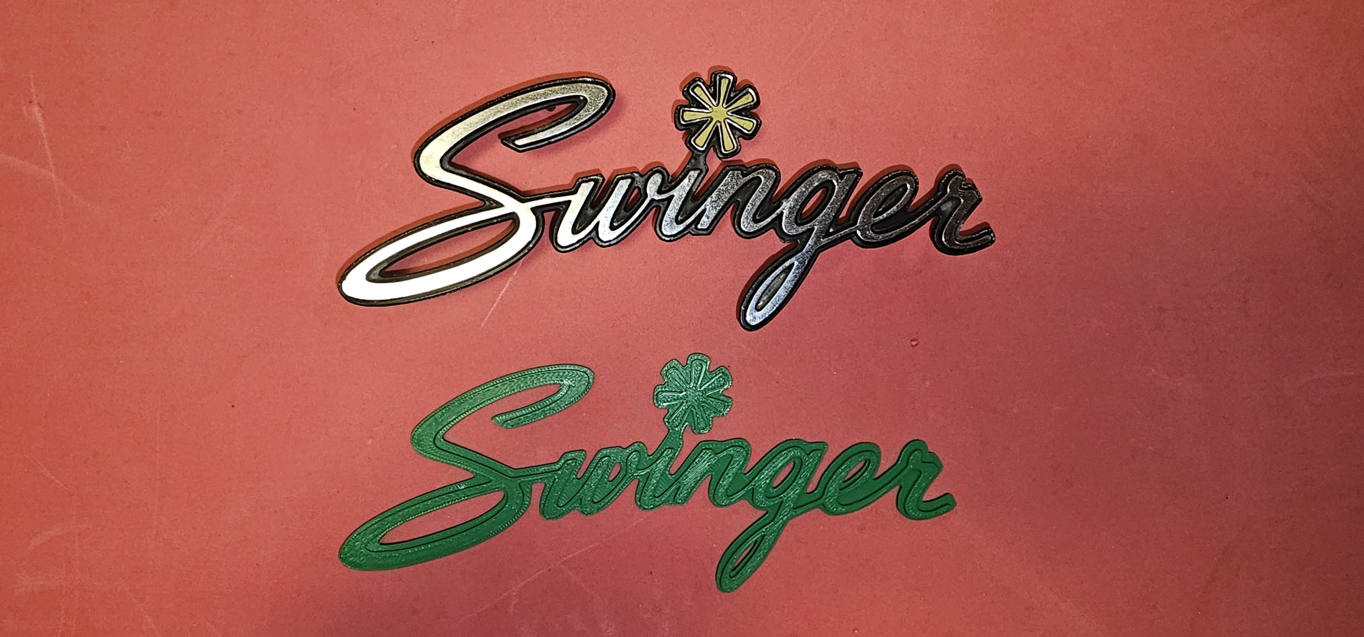 Swinger emblem used on 70-75 Dodge Dart by RStepano | Download free STL ...