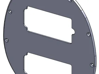 Pickguard Stingray 4 HH by MechYeti | Download free STL model ...