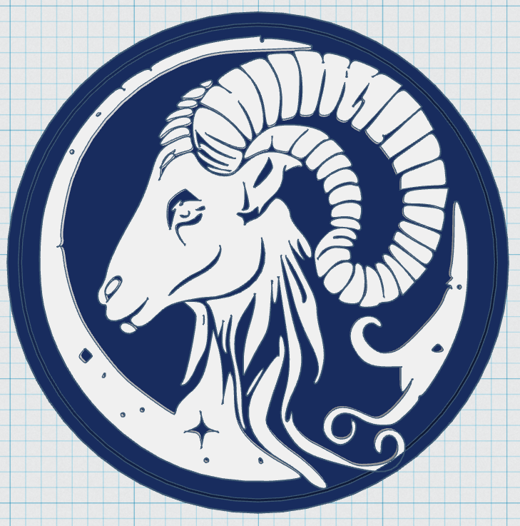 Astrological Signs: Aries by Peter Ennist | Download free STL model ...