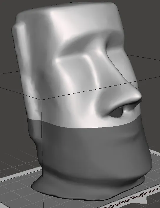Moai Tissue Dispenser-Split by Michael Roth | Download free STL model ...
