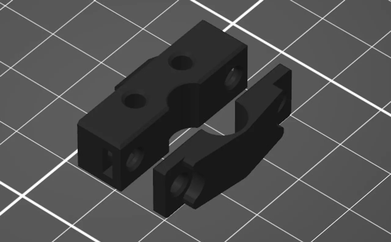 MK3S+ Y-rod holder mirrored by kartbratoffel | Download free STL model ...