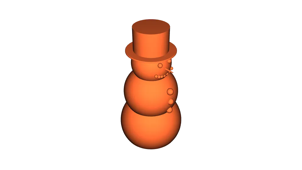 Muñeco de nieve / Snowman by Karoll | Download free STL model ...