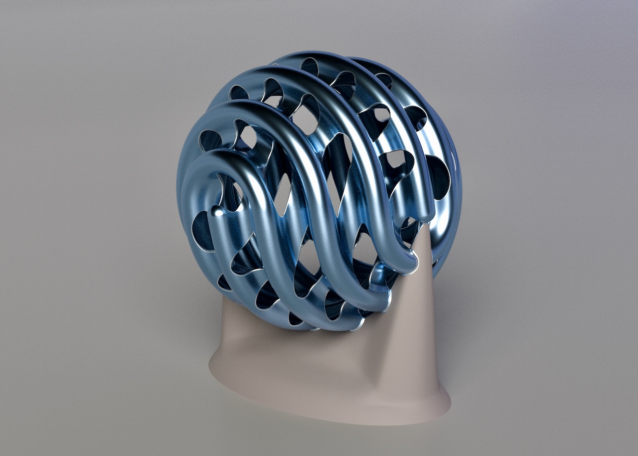 Curvy Sphere Cutout by SteedMaker | Download free STL model ...