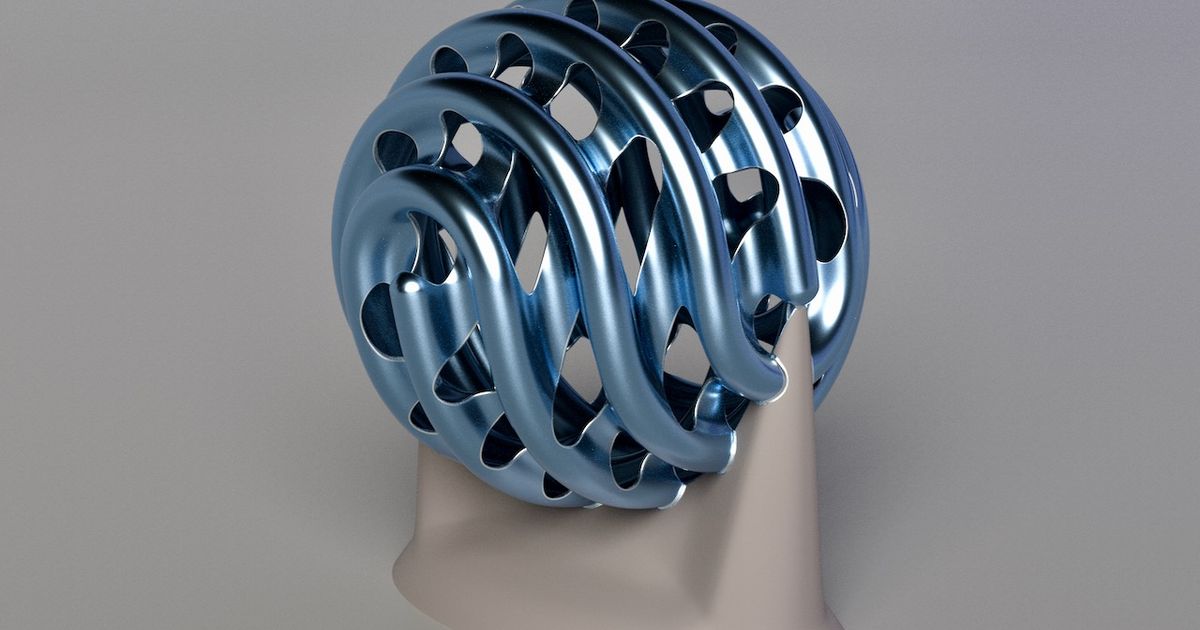 Curvy Sphere Cutout by SteedMaker | Download free STL model ...