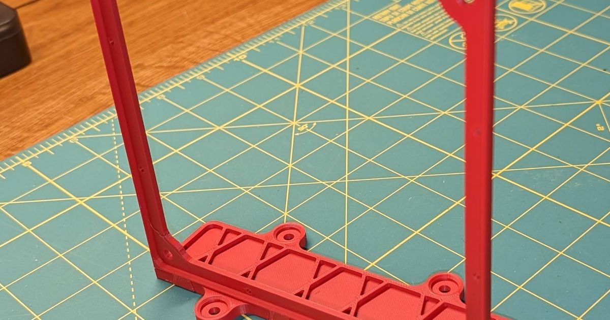 140mm perpendicular radiator mount bracket by wamarler | Download free ...