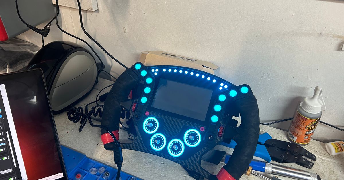 Taller 12mm Button Cap for Sim Racing Wheels by Matt C | Download free ...