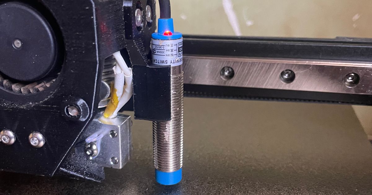 12mm inductive probe mount by Henry | Download free STL model ...