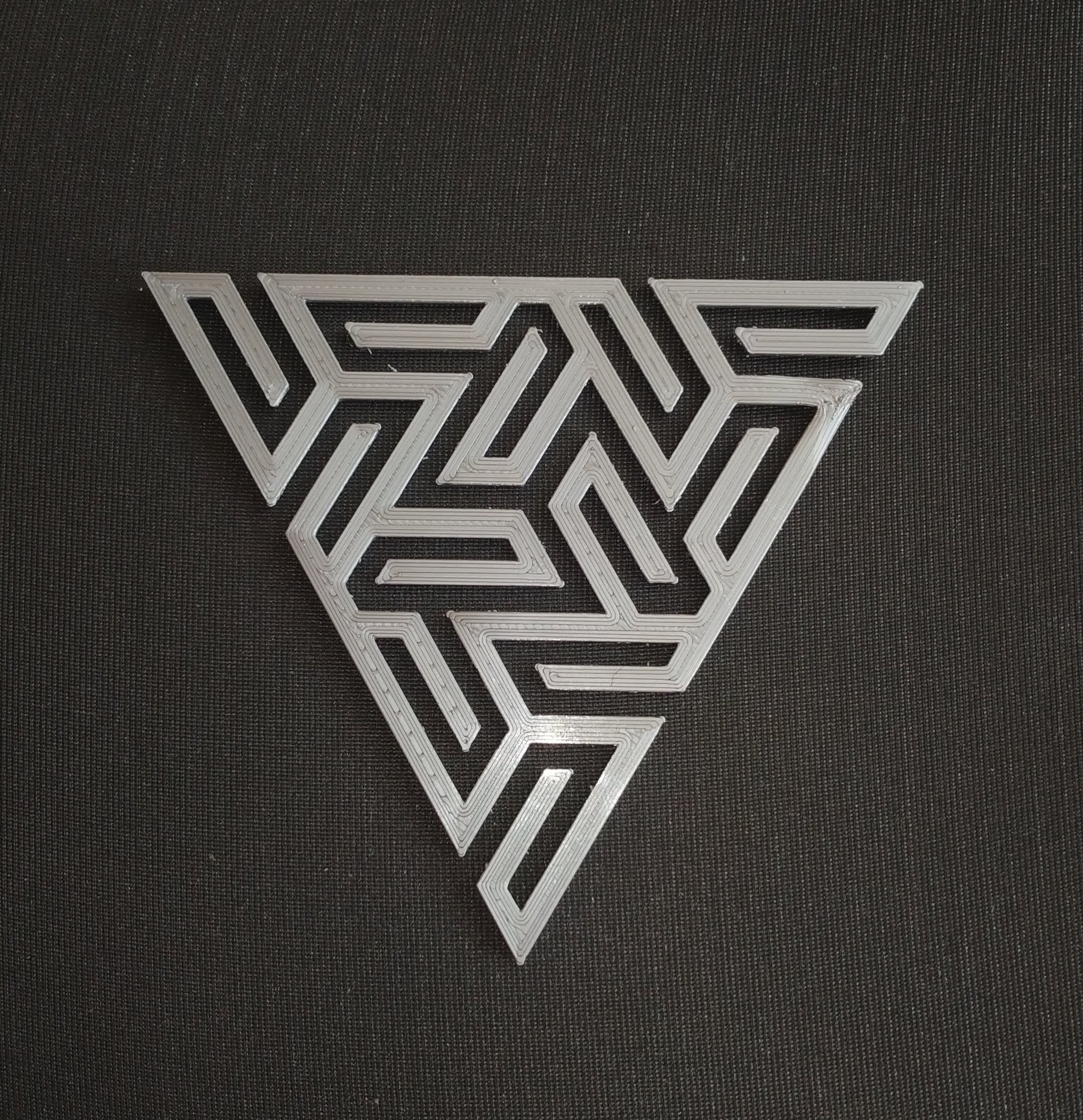 Triangle Wall Sculpture by Ts3D | Download free STL model | Printables.com