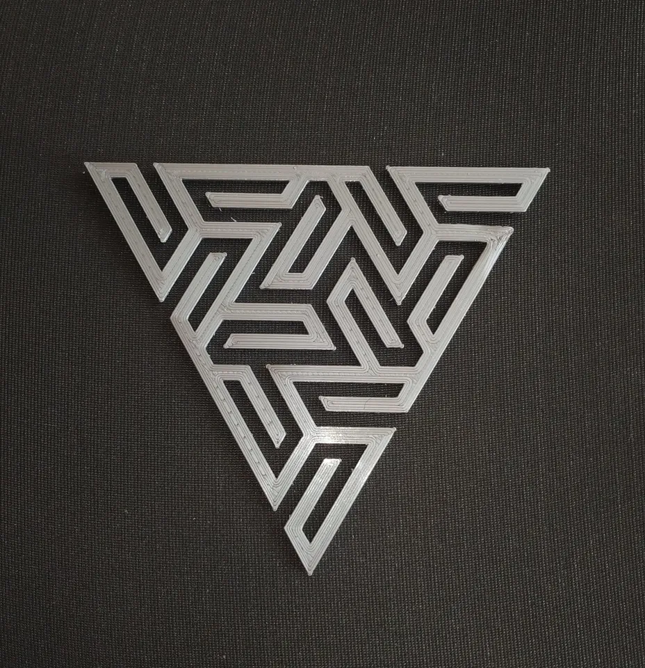 Triangle Wall Sculpture by Ts3D | Download free STL model | Printables.com