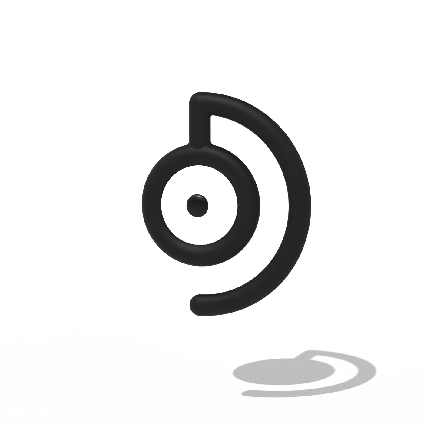Pokémon Unown D by ZhangarG | Download free STL model | Printables.com