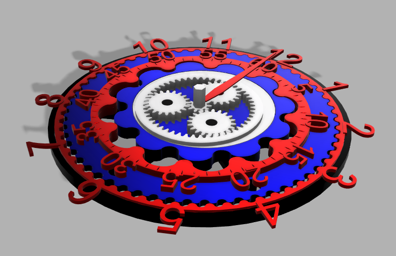 Cycloidal Clock by GIO | Download free STL model | Printables.com