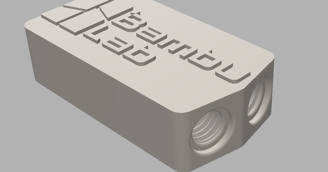 Bambu Lab Y splitter with logo by Alex Vikingo | Download free STL ...