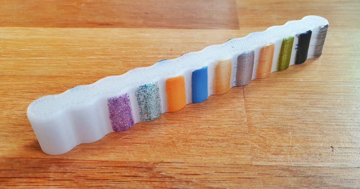 Nail polish tester by Bluewar | Download free STL model | Printables.com