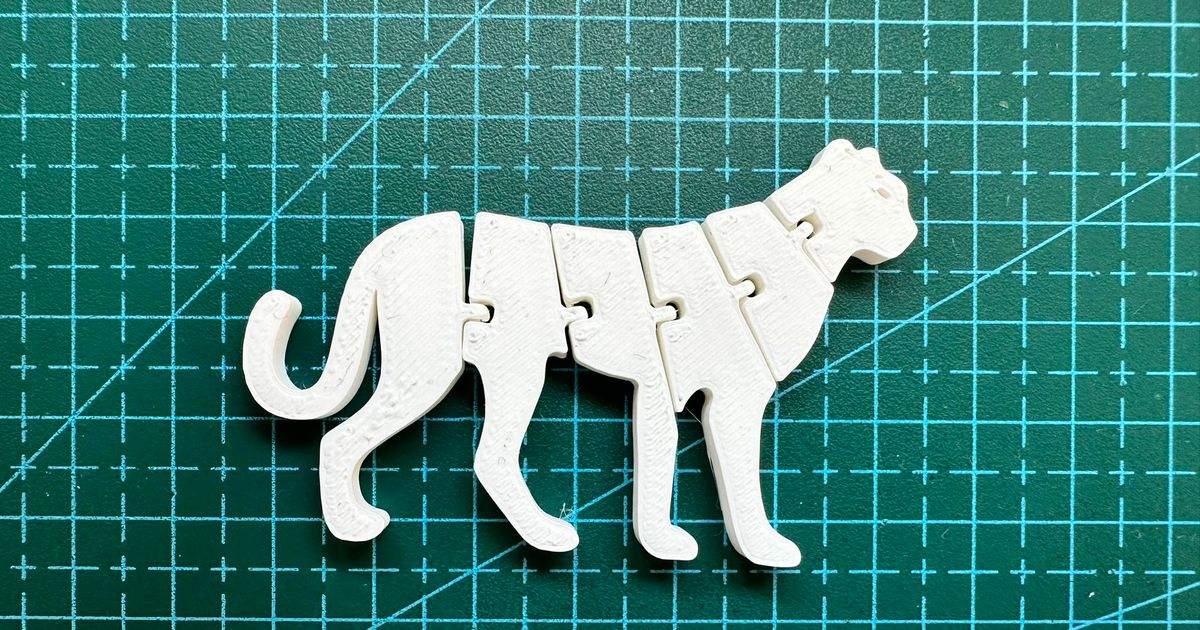 Flexi Cheetah by Štístko | Download free STL model | Printables.com