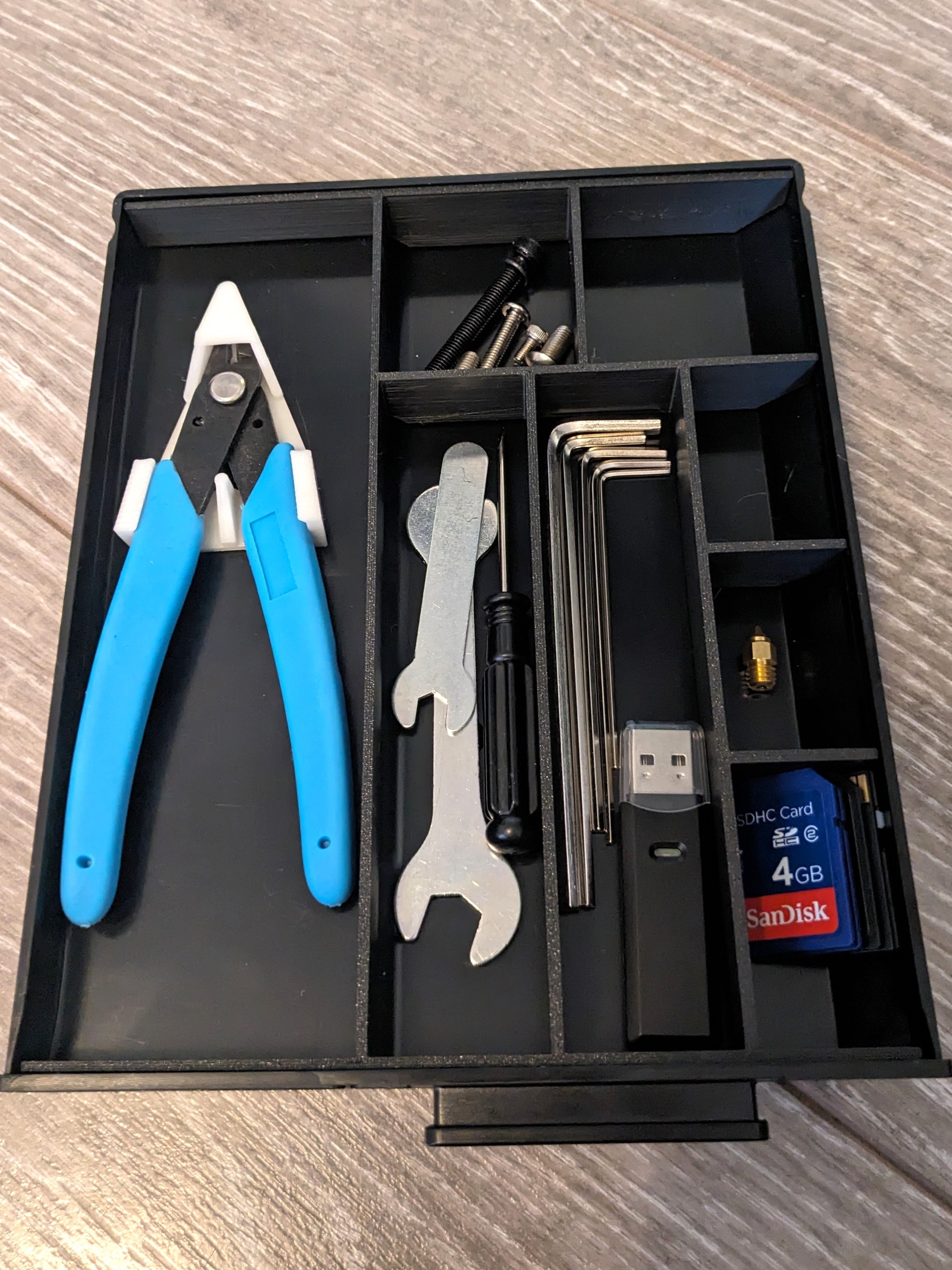Ender 3 S1 Pro Tool Tray Insert (REMIX) by ALuck | Download free STL ...