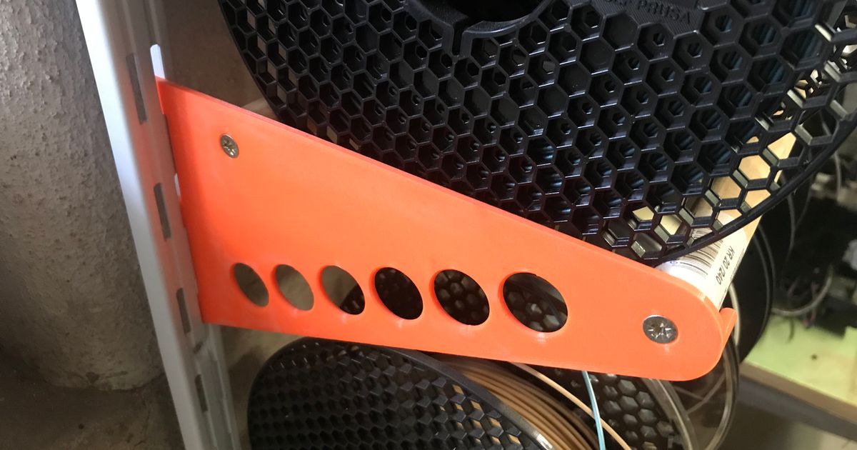 filament spool shelf by BuranCZE | Download free STL model | Printables.com