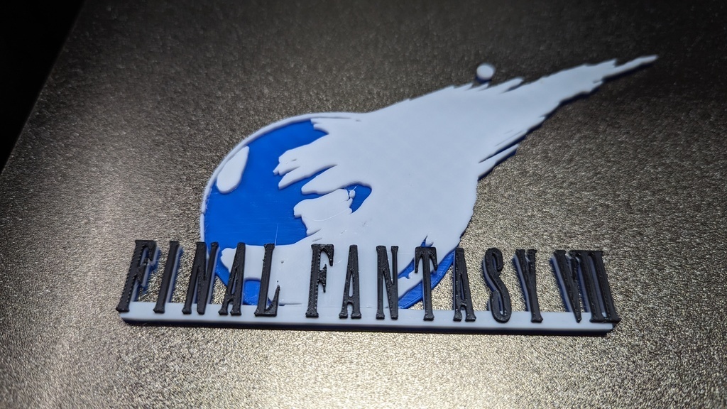 Final Fantasy 7 Logo Multicolour by Instant Rusty | Download free STL ...