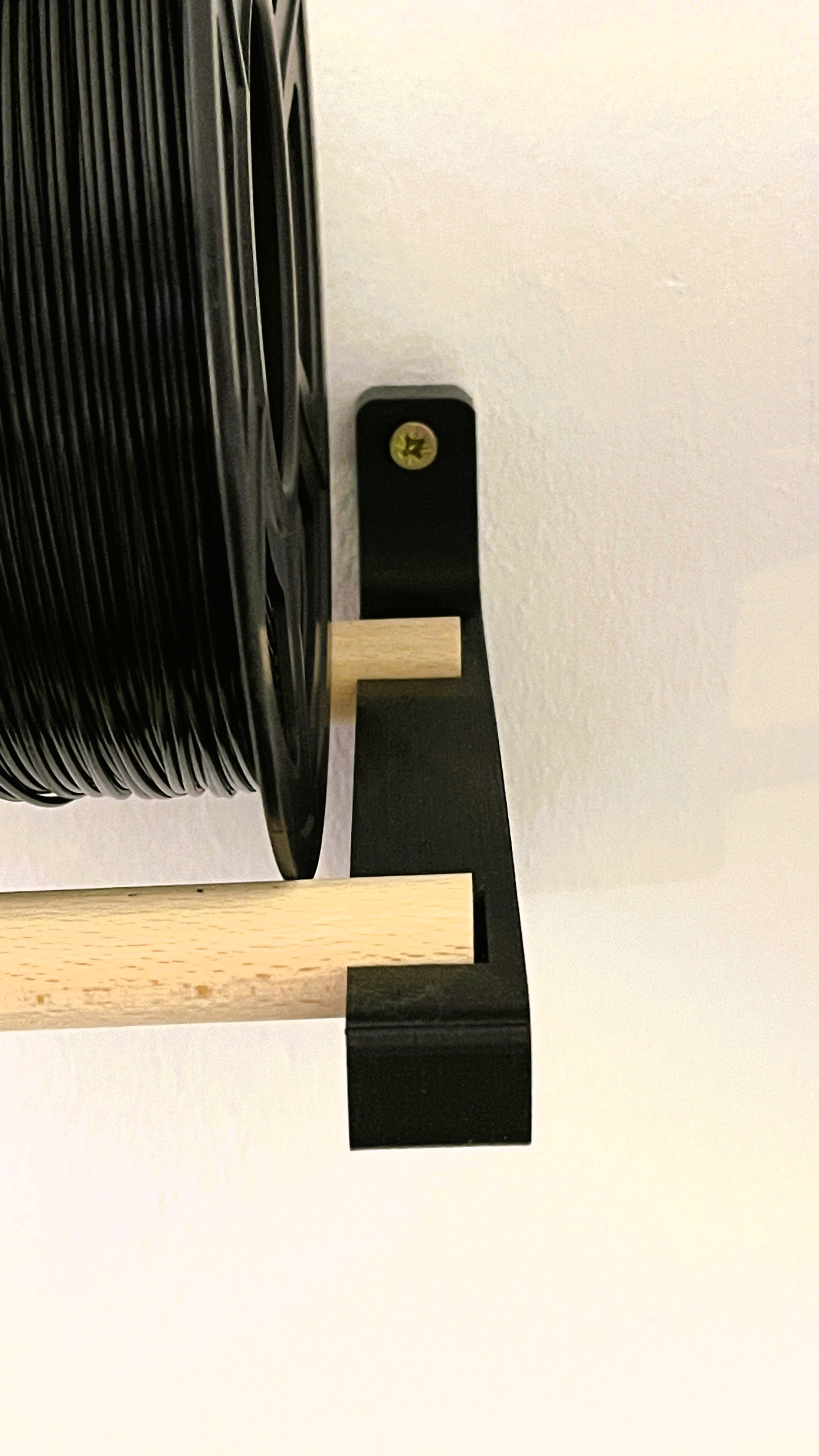 Wall bracket for filament rolls / Wandhalterung für Filament Rollen by ...