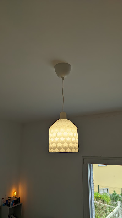 Inverted Hexagonal Lampshade by RenanAz | Download free STL model ...