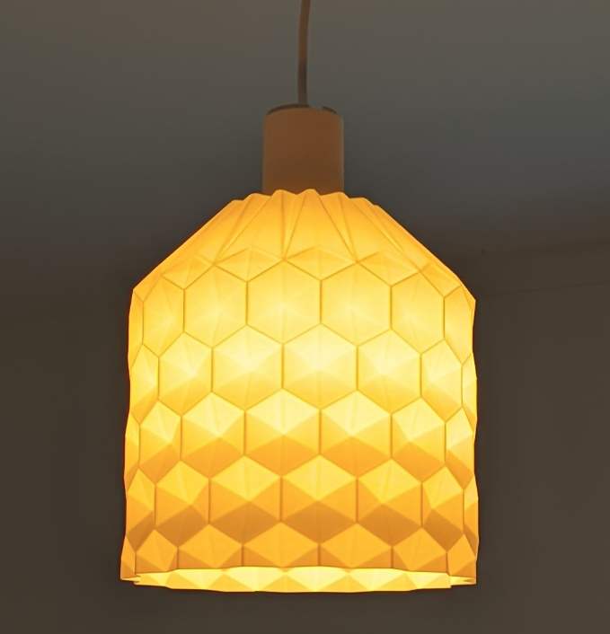 Inverted Hexagonal Lampshade by RenanAz | Download free STL model ...