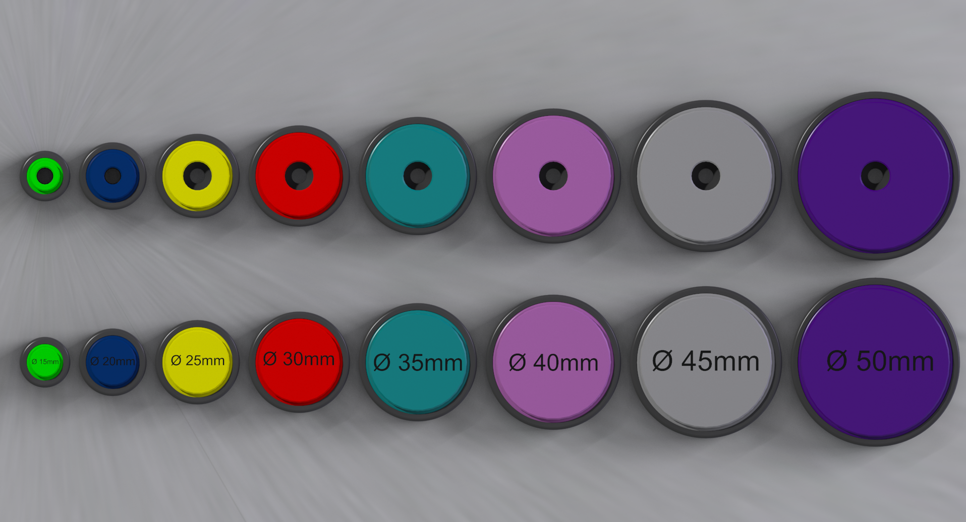 No felt glides, rubber feet, different sizes! by 3Dimensions | Download ...