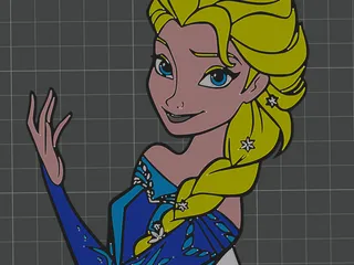 Elsa - Frozen - Disney. by Deadius | Download free STL model ...