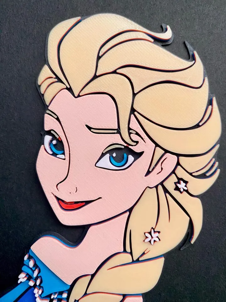 Elsa - Frozen - Disney. by Deadius | Download free STL model ...