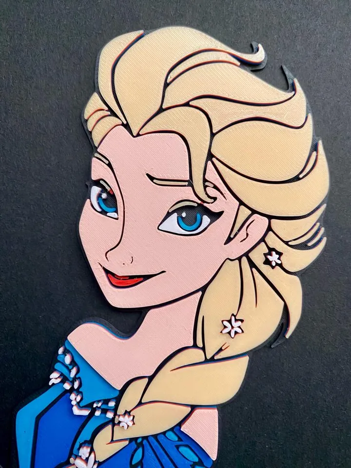 Elsa - Frozen - Disney. by Deadius | Download free STL model ...