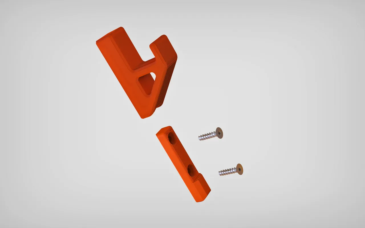 Simple & Strong Hook - Invisible Mount by The3Designer | Download free ...