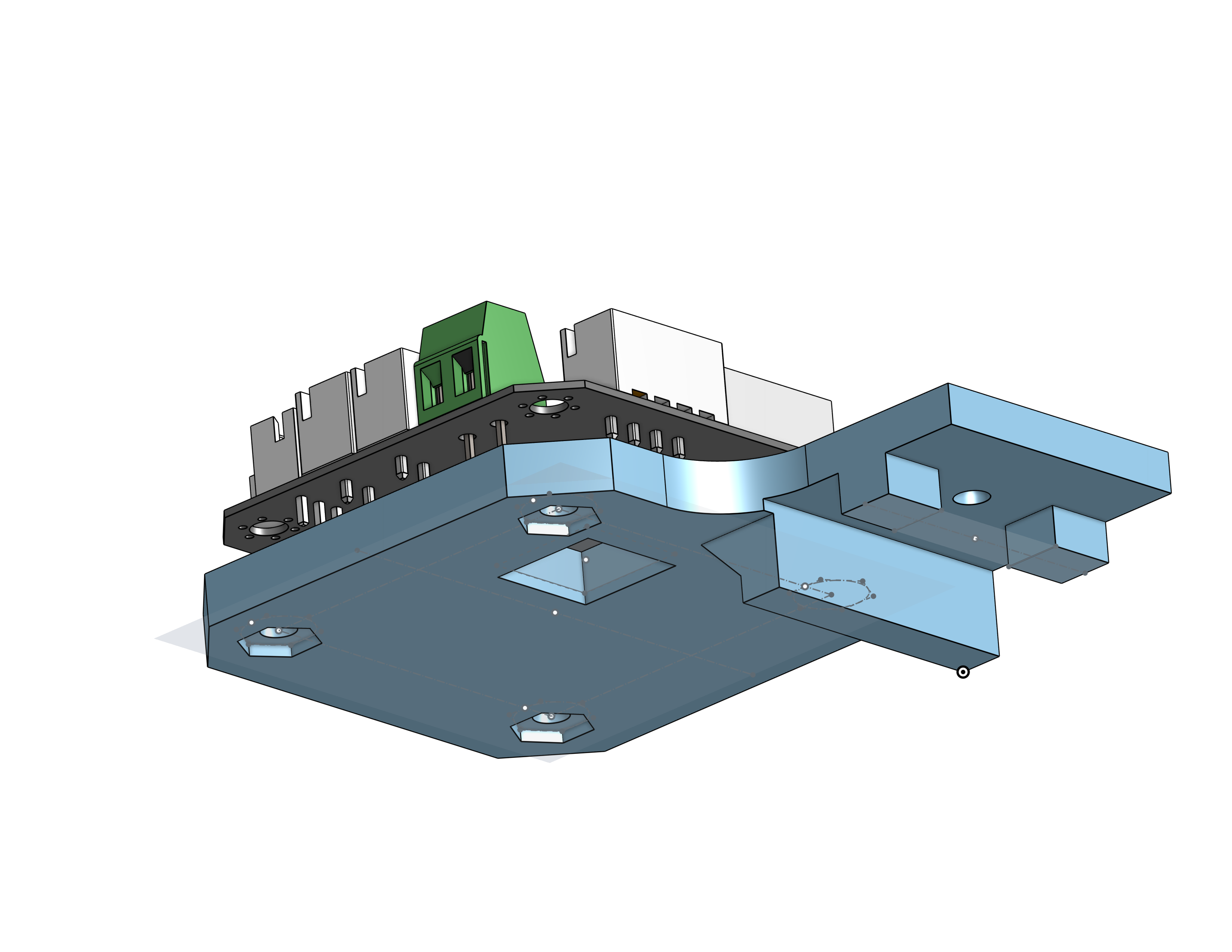 Mount EBB42 to the 2020 extrusion, has opening for heatsink by ToyBear ...