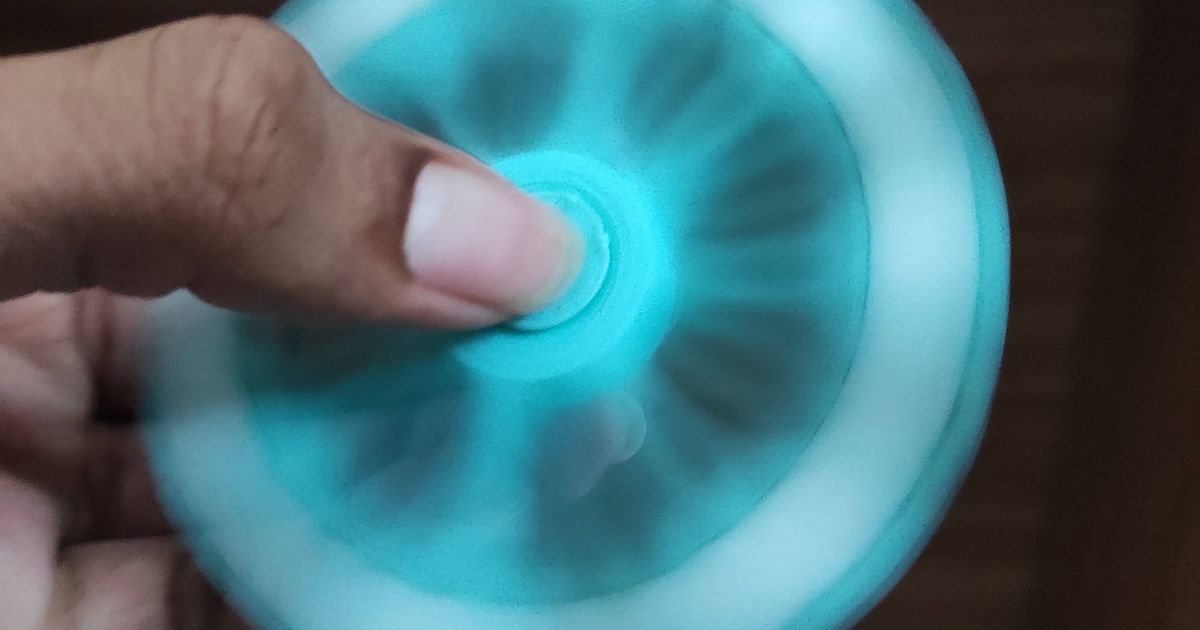 Snowflake fidget spinner | 100% 3D printed by CJ | Download free STL ...