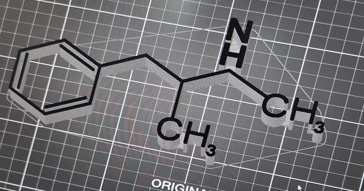 Methamphetamine molecule by Wiro | Download free STL model | Printables.com