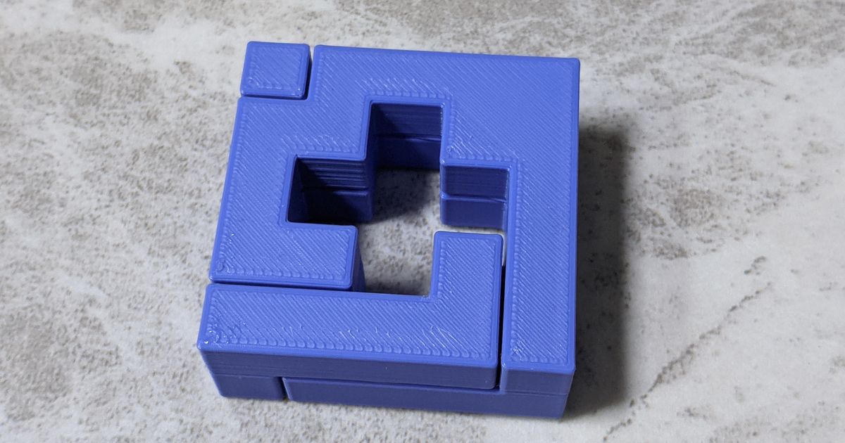 Plus Puzzle Plus (Print in Place) by Uptown Funk | Download free STL ...