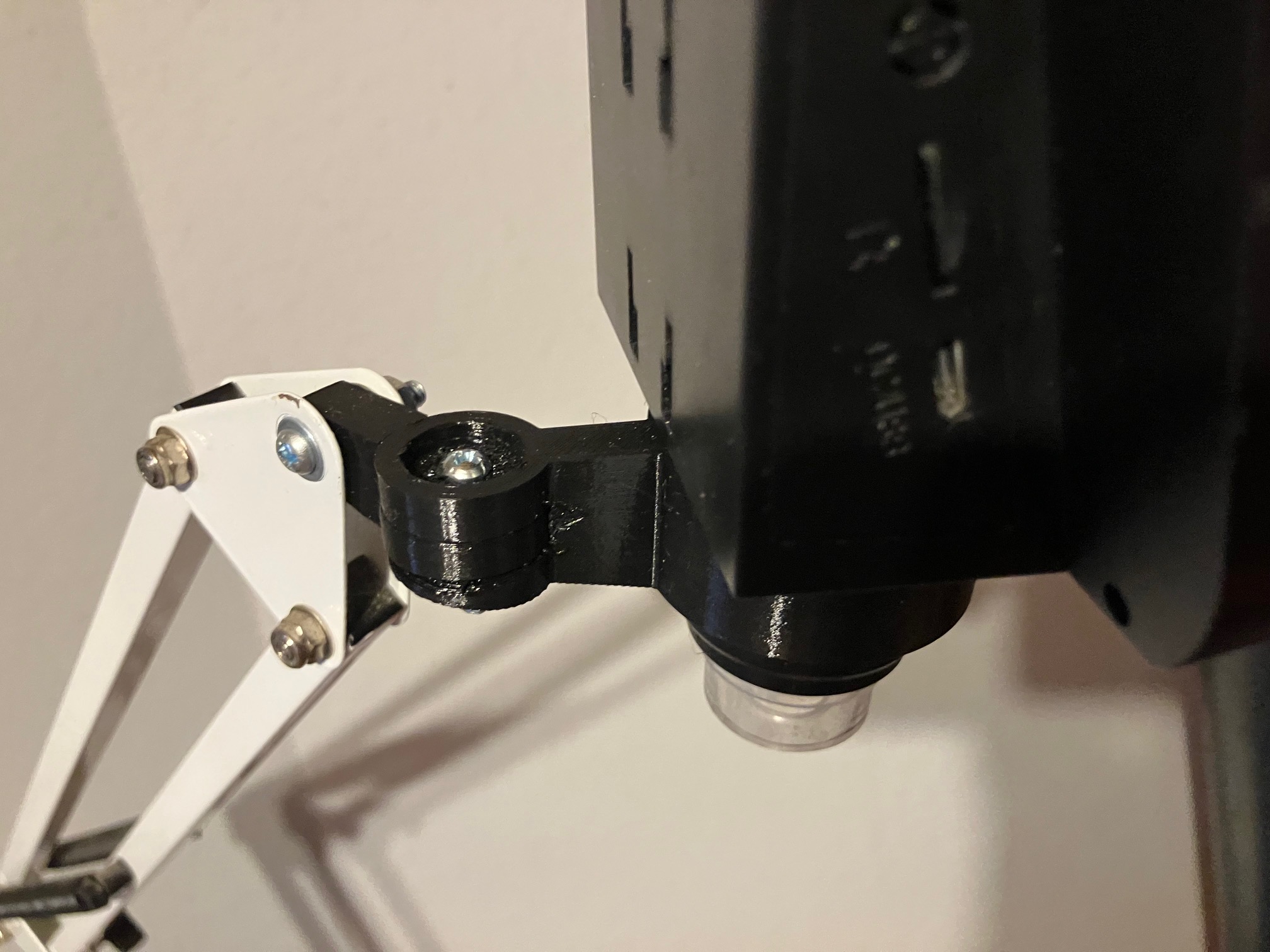 Digital Microscope to Microphone Arm (Neewer) Adaptor with Hinge by ...
