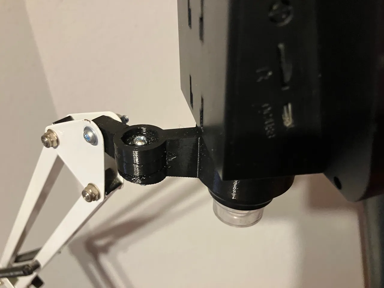 Digital Microscope to Microphone Arm (Neewer) Adaptor with Hinge by ...