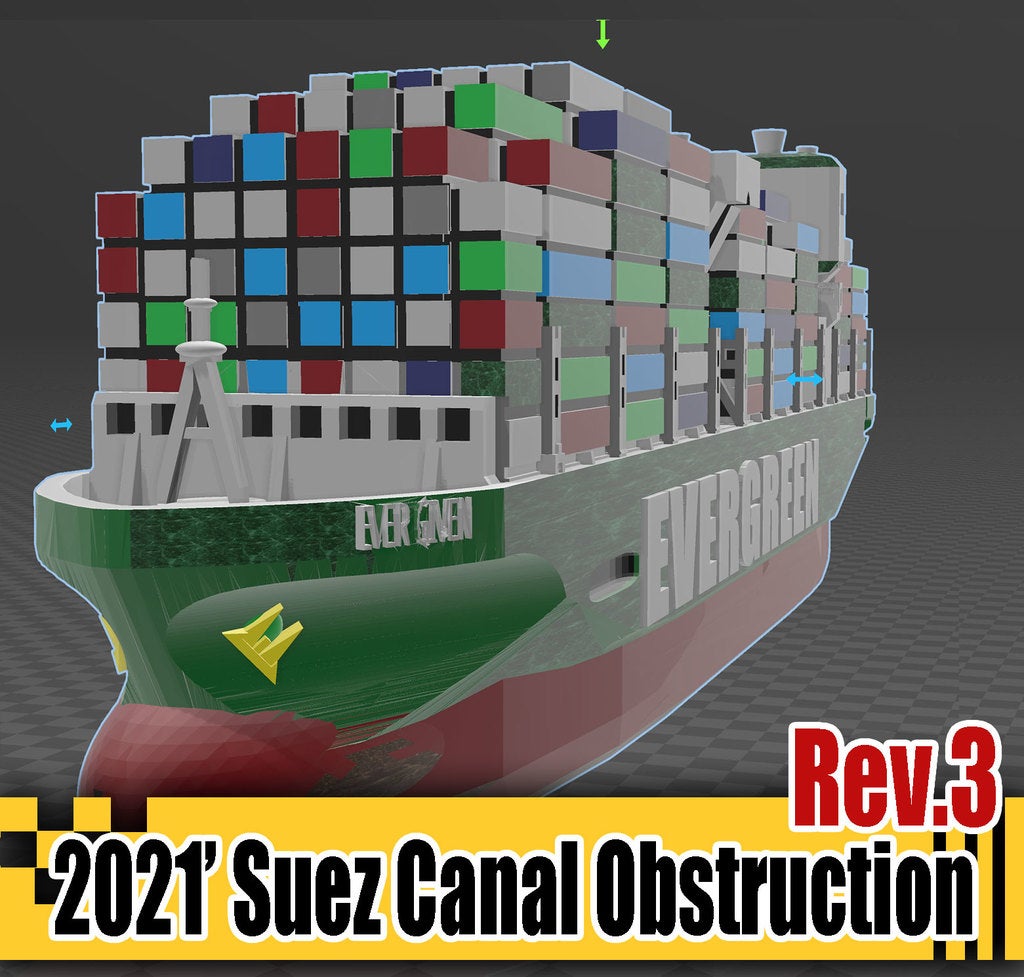2021 SUEZ CANAL OBSTRUCTION by CodeName X | Download free STL model ... 2021 SUEZ CANAL OBSTRUCTION by CodeName X | Download free STL model ...