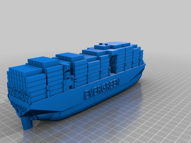 2021 SUEZ CANAL OBSTRUCTION by CodeName X | Download free STL model ...