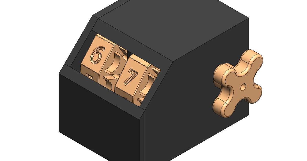 Rolling Tally Counter by nightfox90 | Download free STL model ...