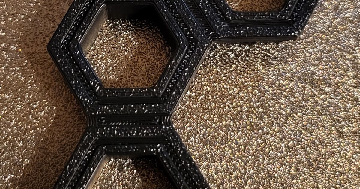 HSW fastener for three tiles by TheMops | Download free STL model ...